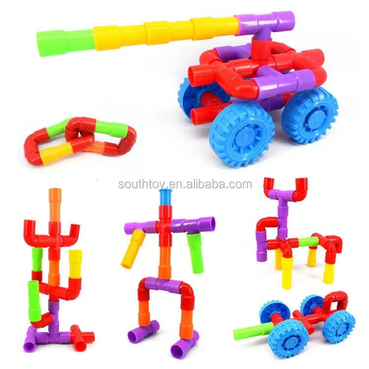 Educational Tube STEM Engineering Plastic Pipe Toy for Kids