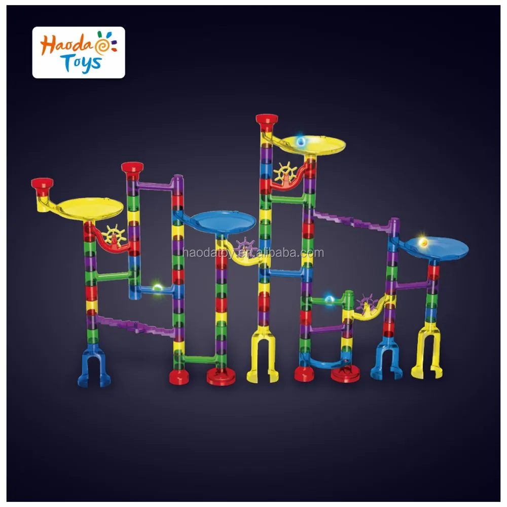 New Arrival 122pcs Race Pipeline Game Stem Building Blocks Toy Set ...