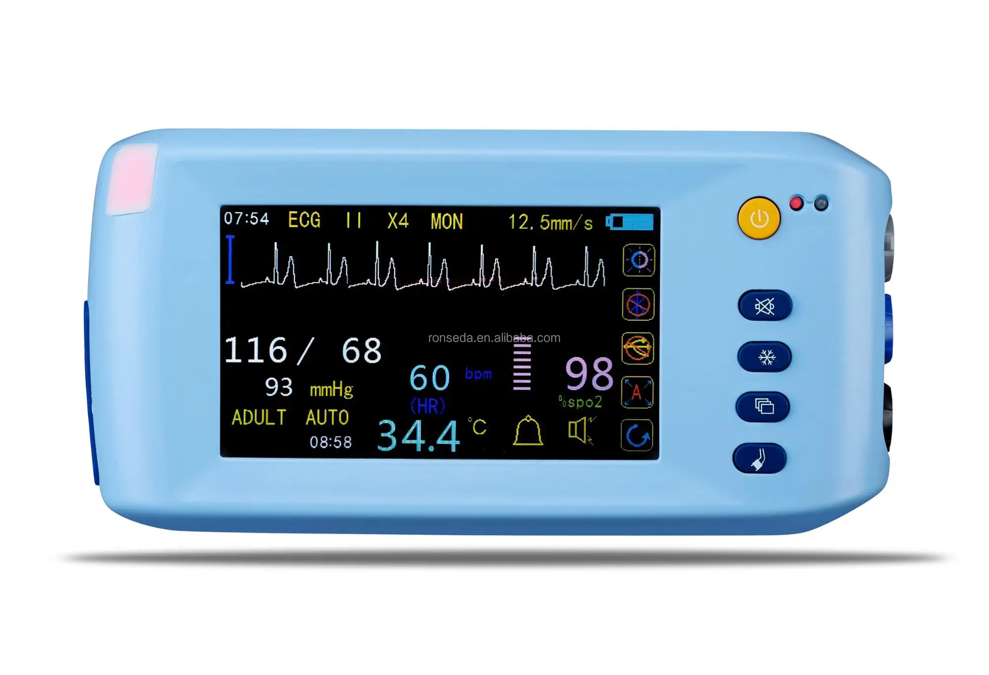 Best Price Icu Patient Monitor 5 Parameter Vital Signs Ecg Nibp Resp ...