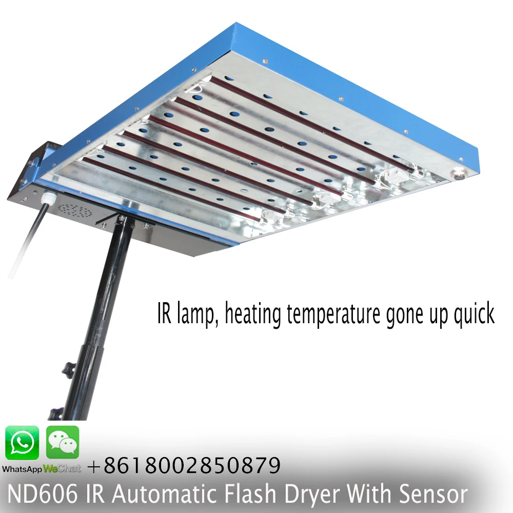 ND606 Automatic Far-Infrared Flash Cure Unit for Screen Printing