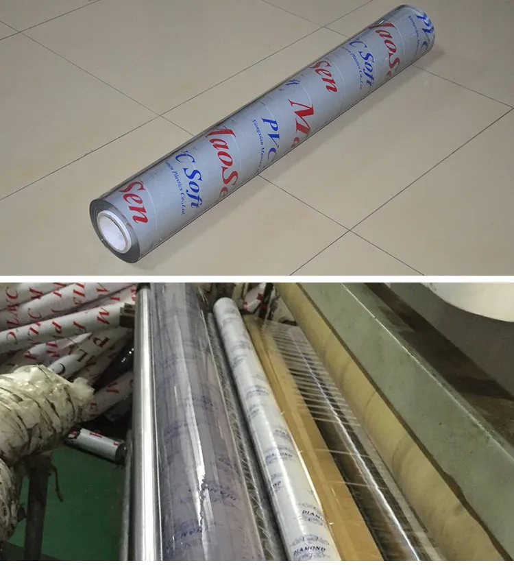 0.06mm 0.1mm 0.8mm 3mm Customized Size Clear Plastic Soft Pvc Film ...