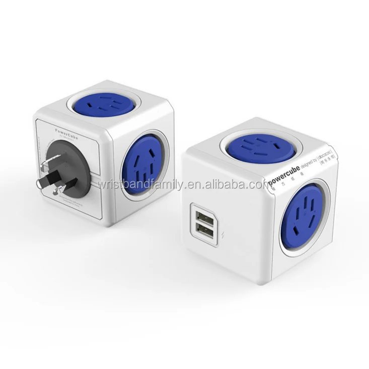 Multiple Connection Block Socket Hub With Usb Connector Desktop Socket ...