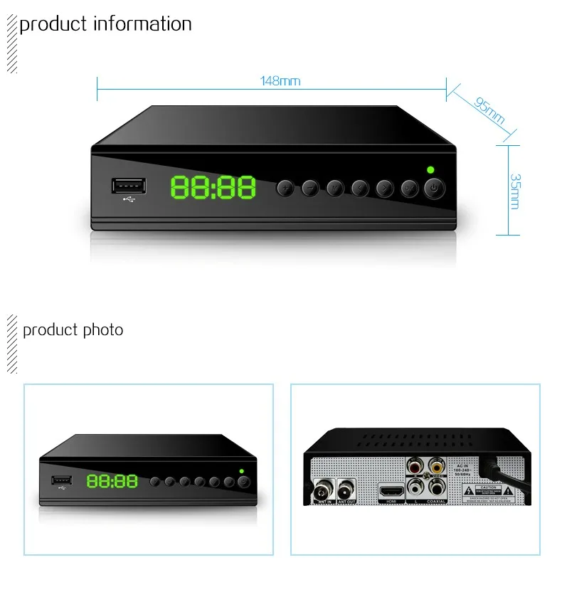 Digital Terrestrial Receiver Software Upgrade Dvb-t2 Mpeg-2/-4 H.264 ...