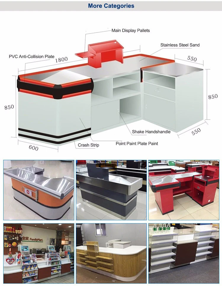 High Quality Retail Supermarket Store Cashier Checkout Counter - Buy ...