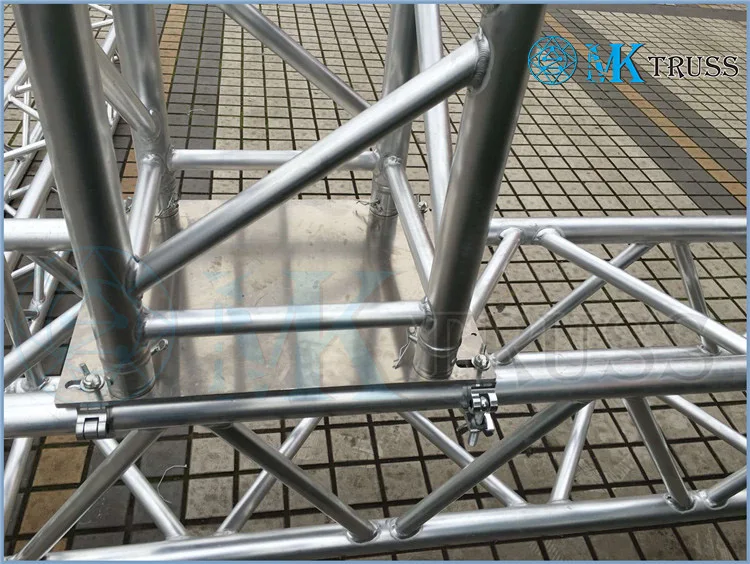 Aluminum Ladder/ Flat Base Plate - Durable Truss Solutions