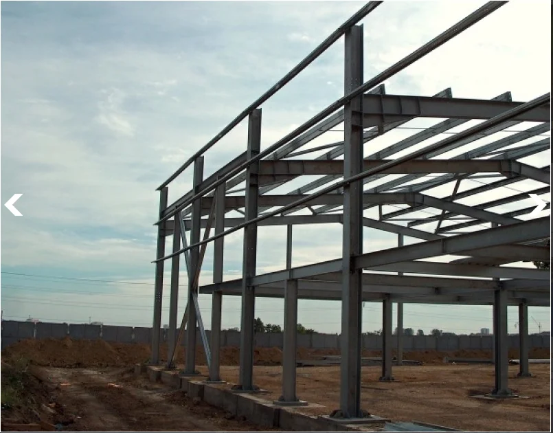 Fast Installation Prefab Car Showroom Structure Warehouse