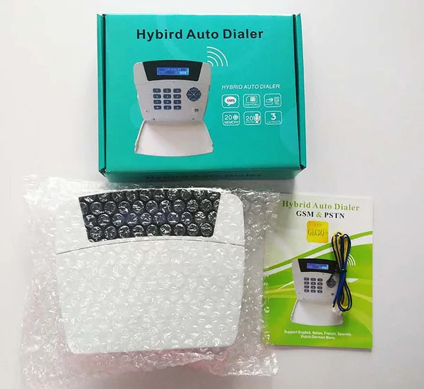 GSM Auto Phone Dialer for Home Security - SMS & Call Support