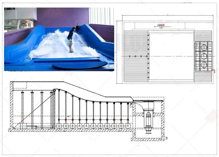 2025 NEW Hot Sale Inflatable Detachable Flowrider Surfing Pool