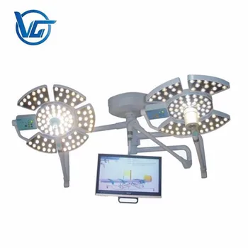 Ceiling Surgical Lamp Led Ot Light Double Dome With Camera With Monitor - Buy Led Ot Light ...