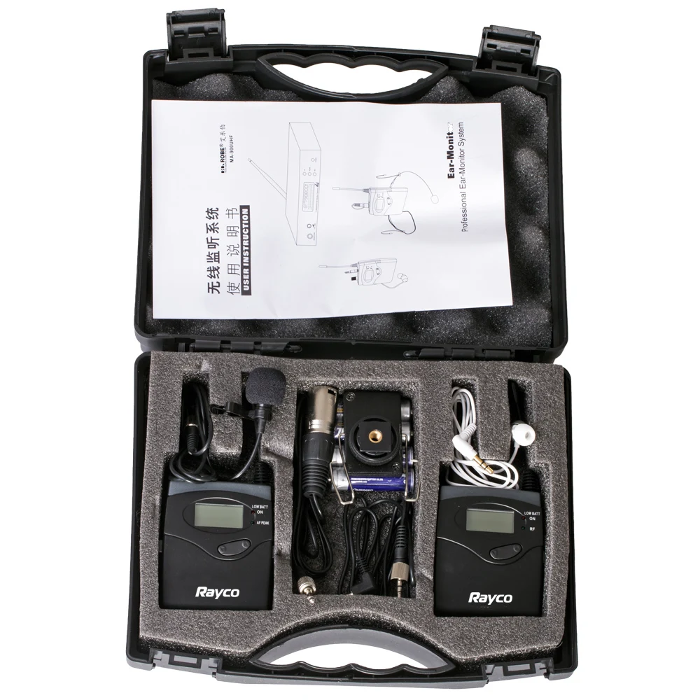 Rayco Pro Wireless Mic Audio Studio Recorder Microphone With ...