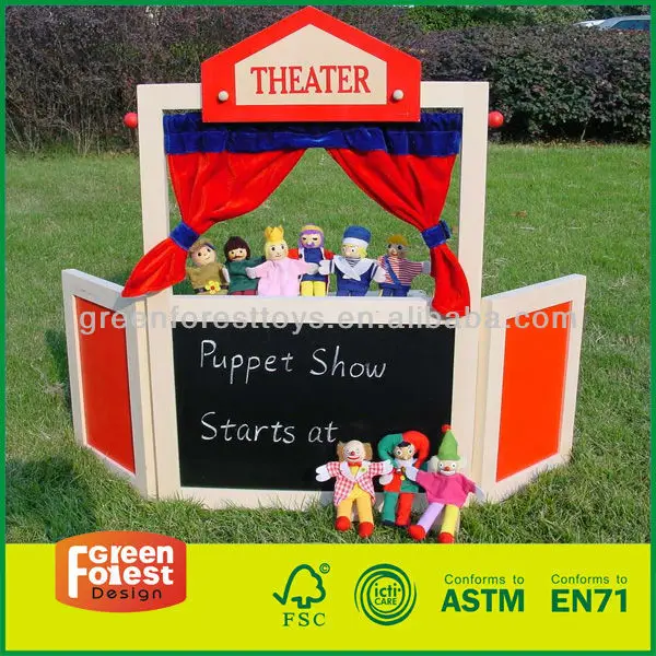 Deluxe Puppet Table Theater - Eco-Friendly Educational Toy