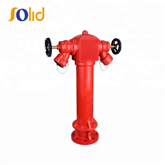 High Quality 3 Way Outlet 6 Inch Flange Outdoor Fire Hydrant