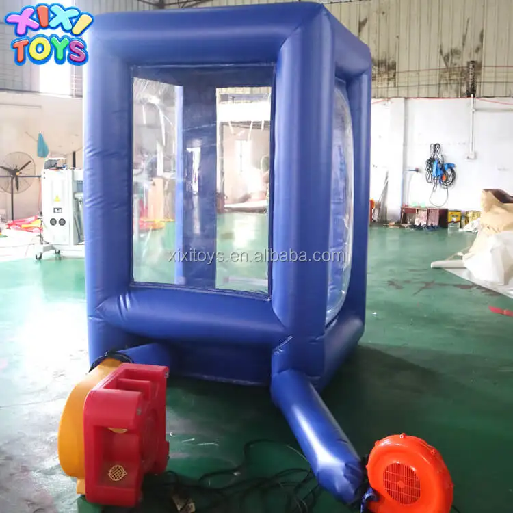 Popular Inflatable Cash Vault Cube Grab Money Booth Carnival Game ...