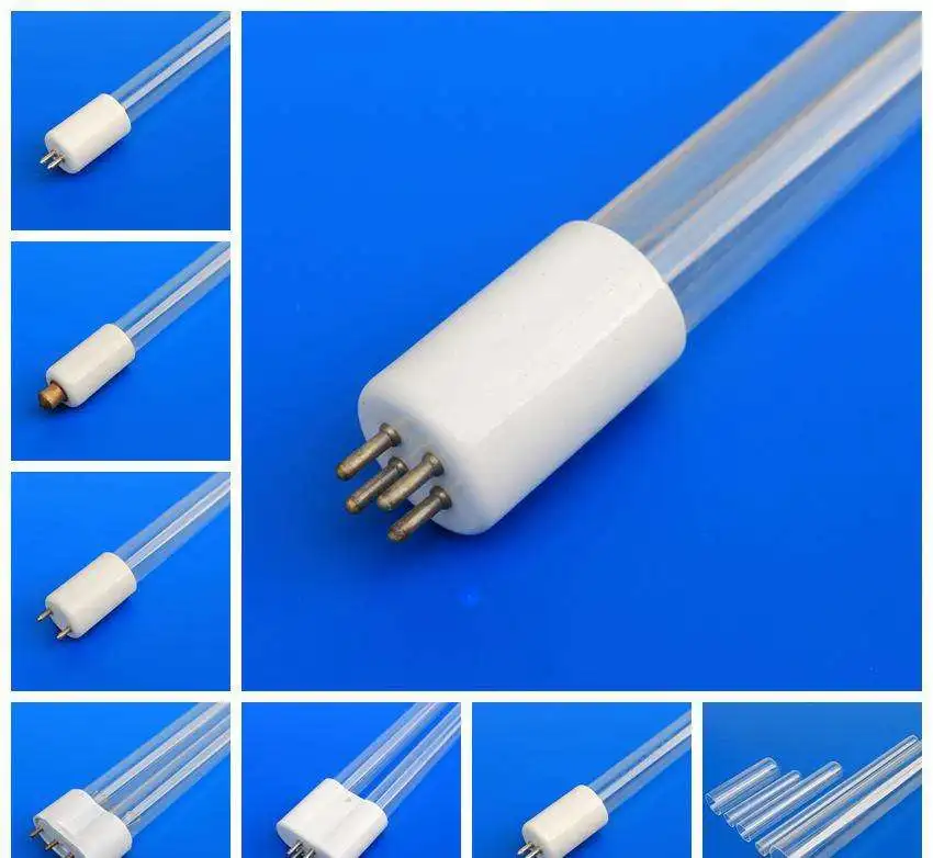 Single End Hight Output Uvc Quartz,185nm 254nm Aquarium Pond Water ...