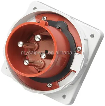 Saipwell Iec Ip67 Reefer Container Plug 4 Pin Industrial Socket 400 ...