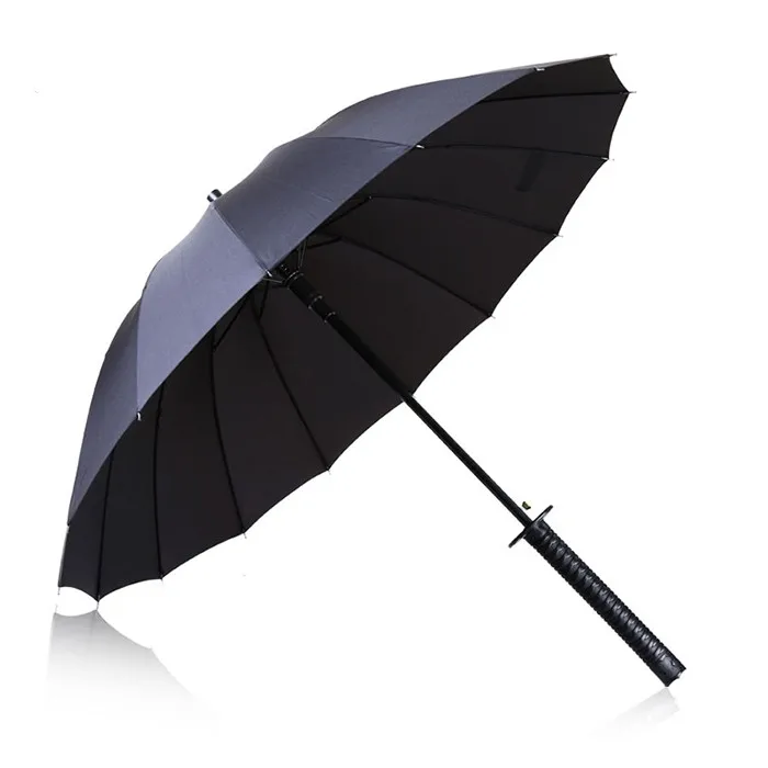 Fantastic Umbrella Men Trend Black Samurai Sword Rapier Handle Umbrella ...