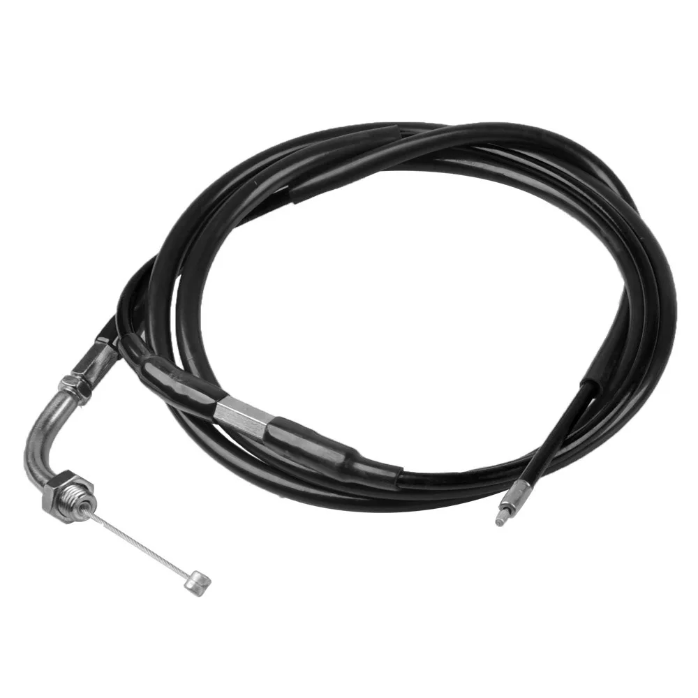 Nibbi Motorcycle Adjustable Throttle Cable Black 185cm Fit For Yamaha ...