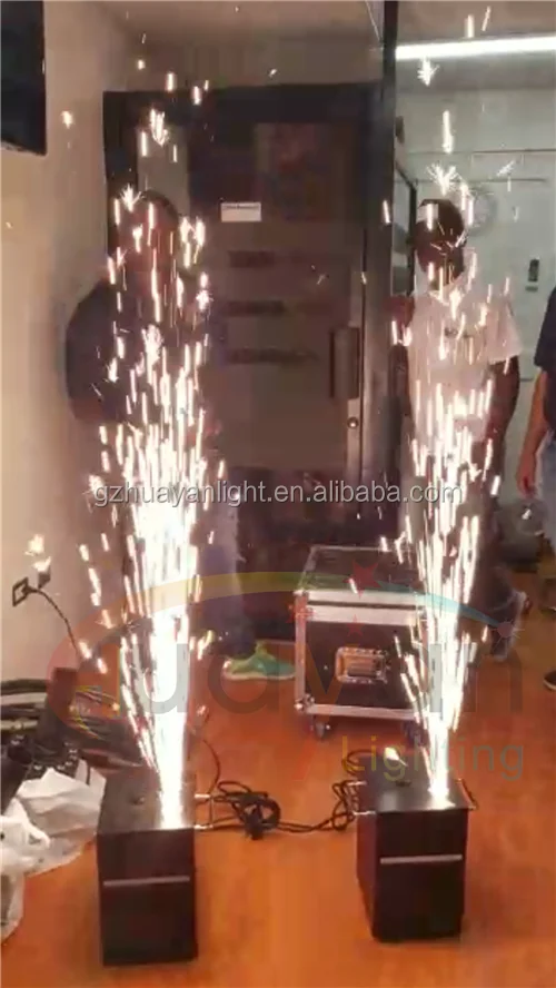 650W DMX Mini Spark Machines with IR Remote Controller