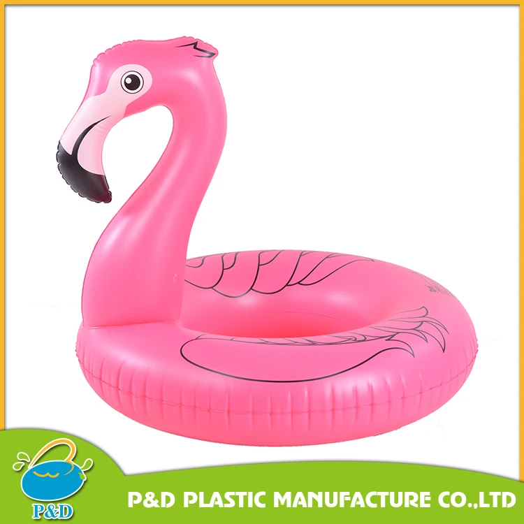 Pink Flamingo Inflatable Ride On Beach Inflatable Pool Float Tube ...