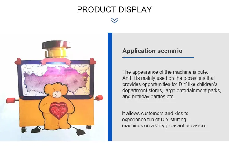 Portable Build A Teddy Bear Stuffed Animal Stuffing Machine - Buy ...