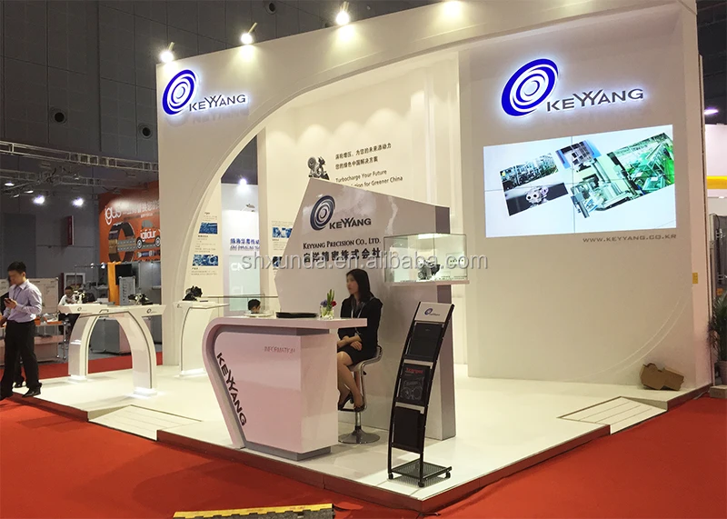 Auto Part/factory Show Good Design High-tech Show Booth With Special ...