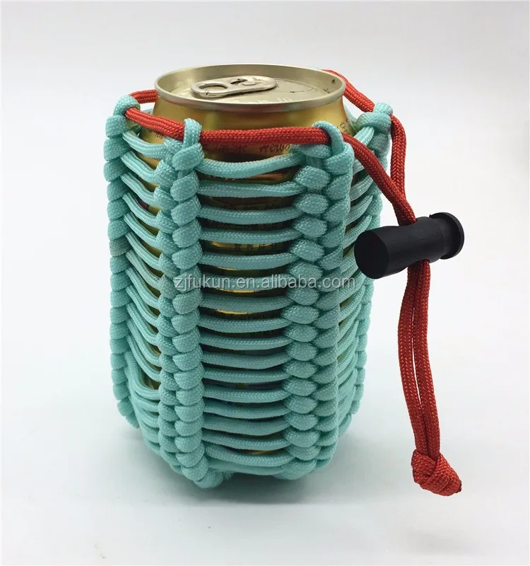 Wholesale Foldable Paracord Rope Bottle Holder - Durable & Versatile