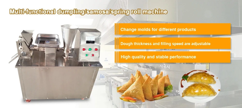 Automatic Pierogi Maker Machine / Wonton Makers / Spring Roll Samosa ...