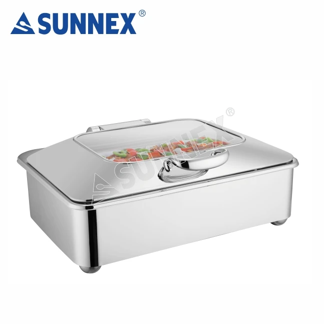 Sunnex Electric Food Warmer Chafer,Gn 1/1 Size With Heating Plate,8.5l ...