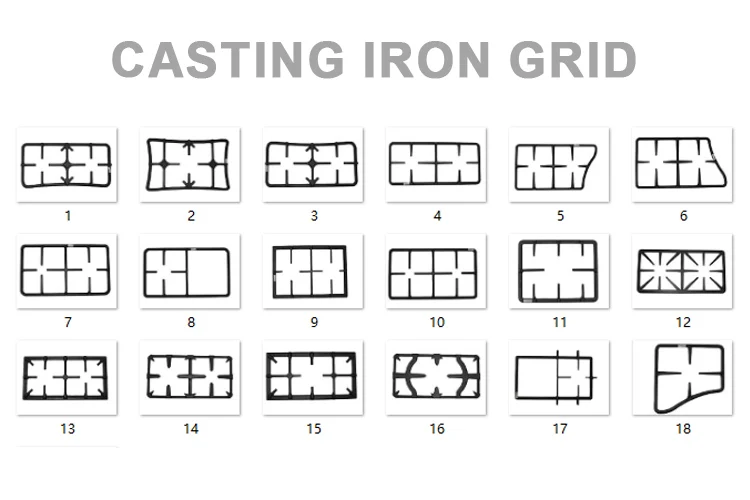 Cast Iron Grid,Stove Grid,Gas Cooker Grid - Buy Cast Iron Grid,Stove ...
