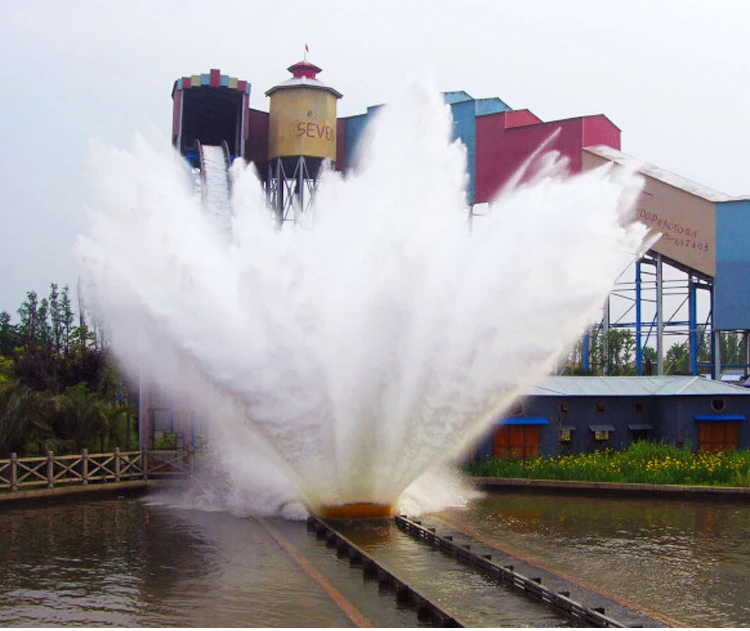 Water Park Rides - Joy Big Roller Coaster Log Jam Ride