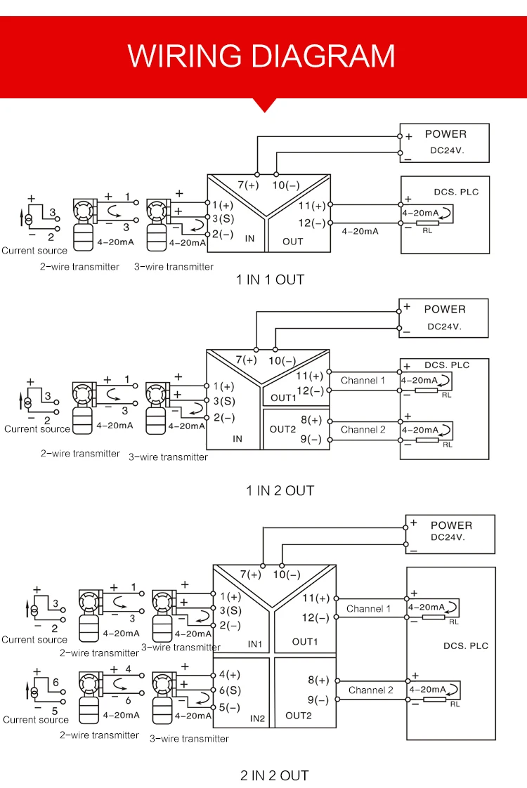 Glc 4 20ma Signal Isolator Dc Signal Converter Analog Input Output Signal Isolation Buy Analog