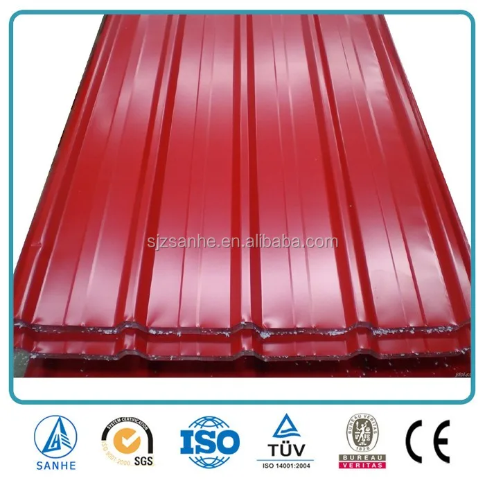 Color Roofing Sheets / Rib-type Corrugated Color Roof - Buy Color ...