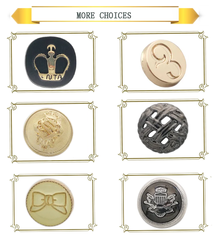 Personalized Engraved Gold Brand Logo Custom Western Metal Sewing Shank ...