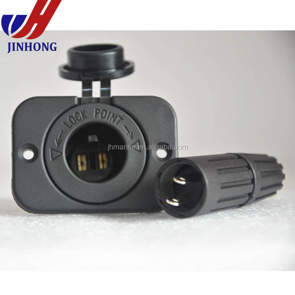 Heavy Duty Surface Mount DC 12 Volt Merit Plugs & Sockets