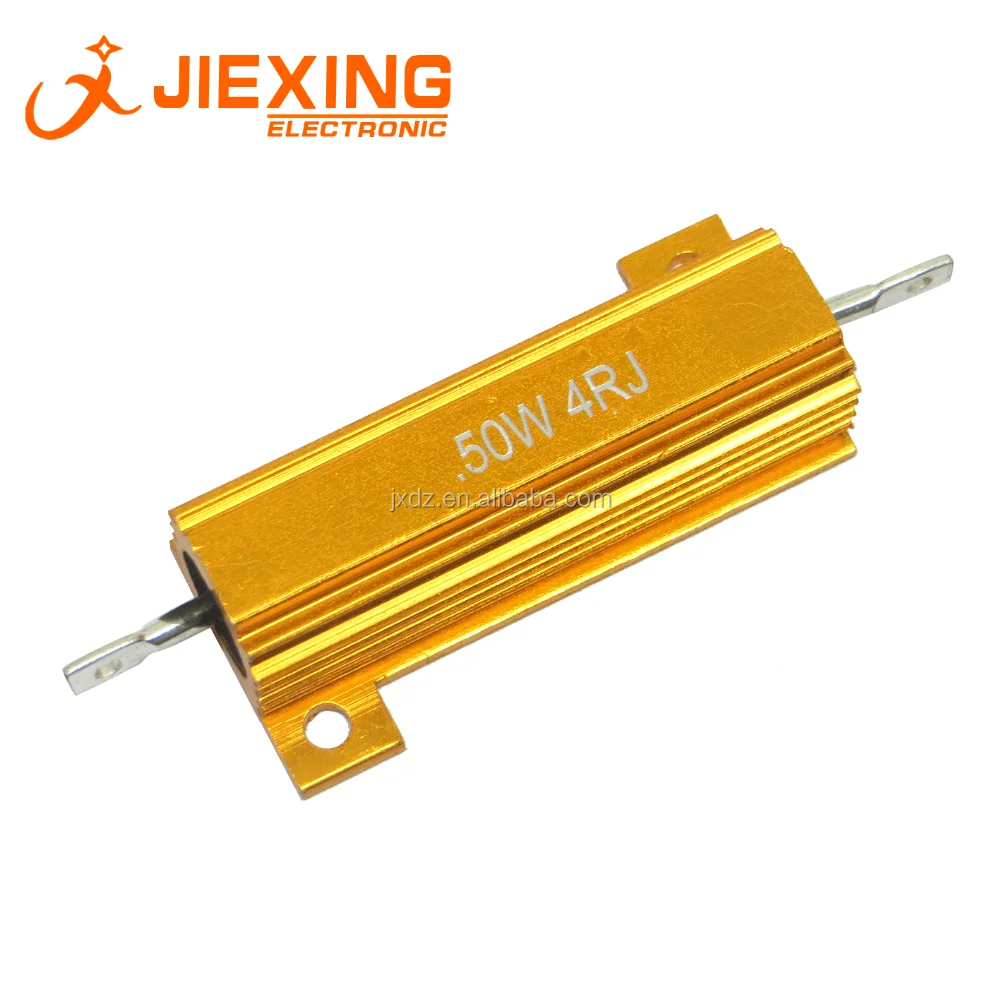 50W 4R Resistor with 5% Tolerance - High Power & Heat Sink