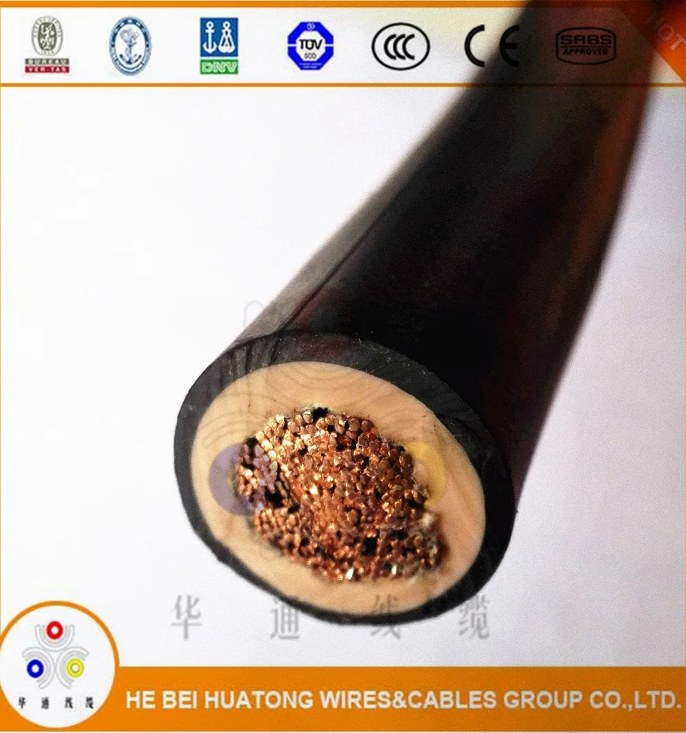 UL Listed 2000V Single Conductor CU/EPR/CPE 646 Mcm DLO Cable