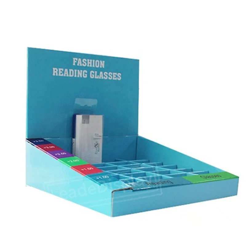 Custom Logo Retail Pluck Cards Cardboard Reading Pdq Retail Glasses ...