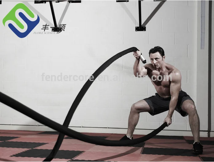 1.5 Inch And 2 Inch 38mm Diameter Pp Battle Ropes For Body Training ...