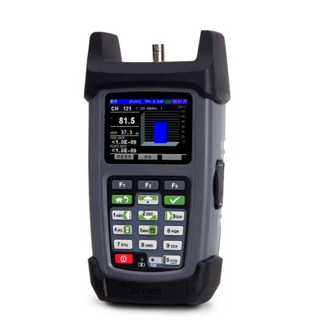 Deviser Ds2460q Catv Meter Qam Analysis Meter Signal Level Meter Support Optical Power ...
