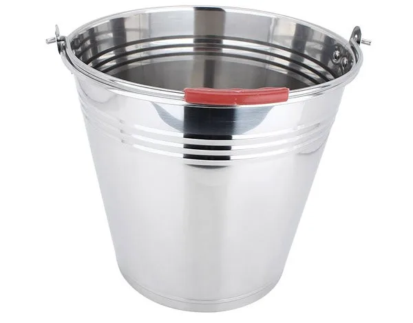 Metal Water Bucket - Durable Stainless Steel 20L Capacity