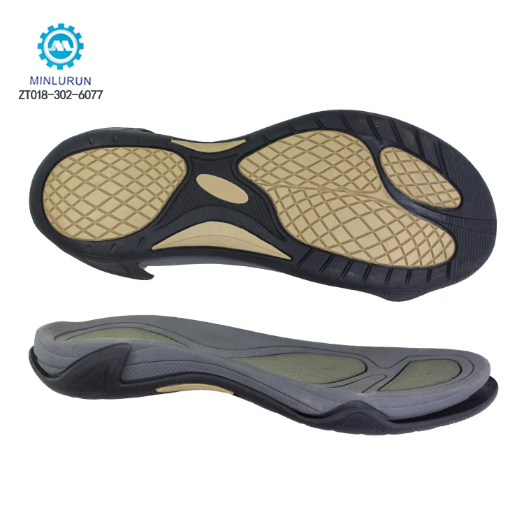 Wholesale Non Slip Eva Md Phylon Double Colors Tpr Outsole Flat Men ...