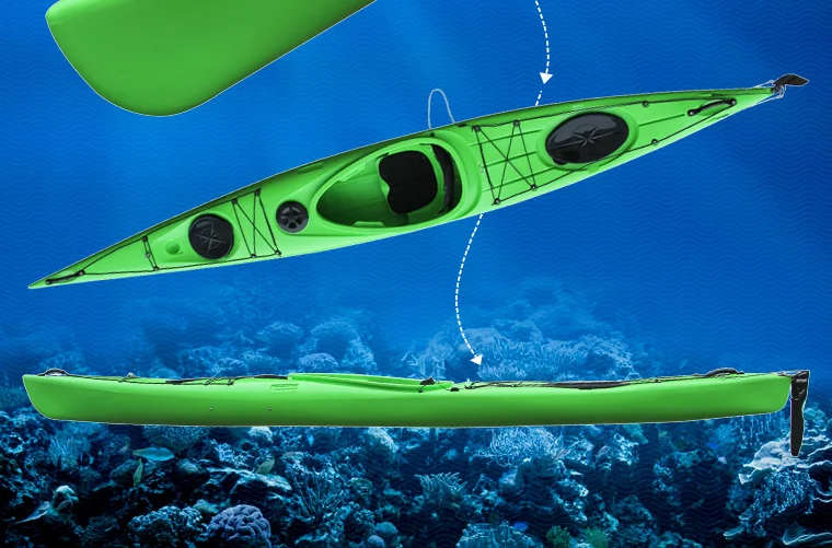 New Design Single Sea Kayak Sit In Kajak Design By Bjorn Thomasson ...