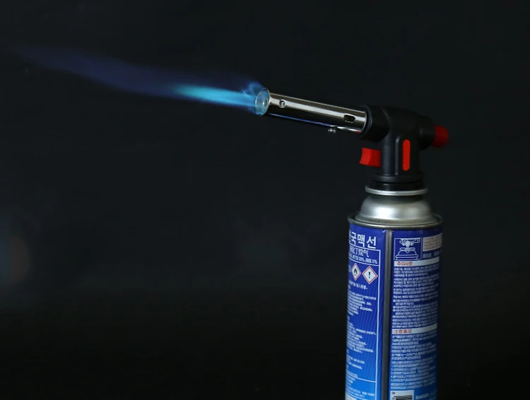 Adjustable Flame Cassette Gas Gun Butane Type Torch Burner Gun ...