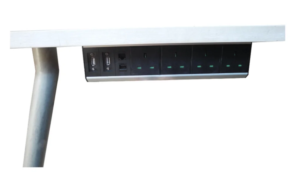 Sliding Electrical Under Table Uk Power Plug Socket Outlet For Office ...