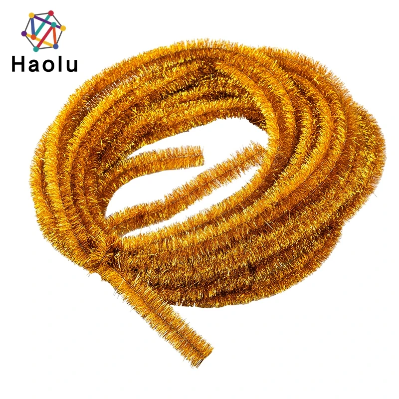 30mm Chenille Stems Jumbo Loopy Chenille Stem Glitter Tinsel Pipe ...