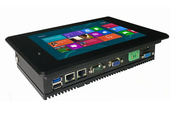 Industrial Grade Small Size Monitor Embedded Computer / 8'' Touch ...