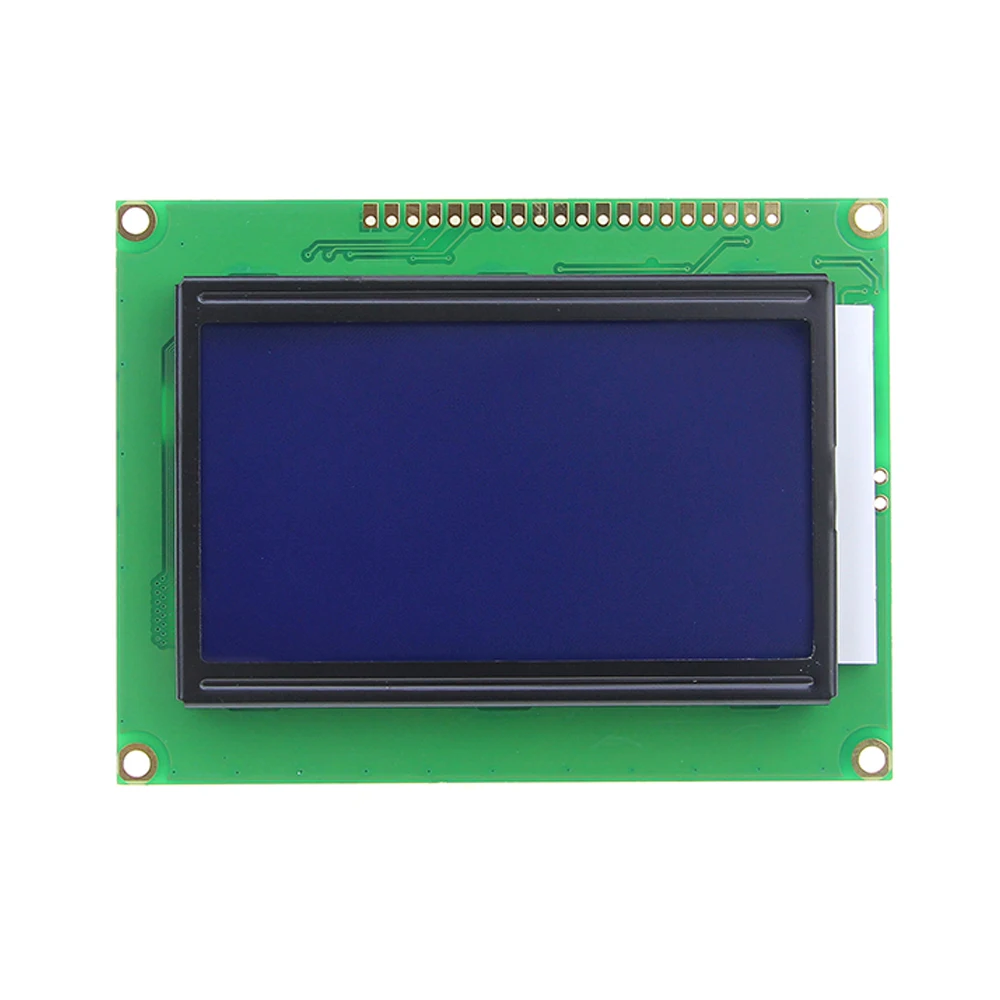 Lcd 12864 128x64 Dots Graphic Blue Color Backlight St7920 Lcd Display ...