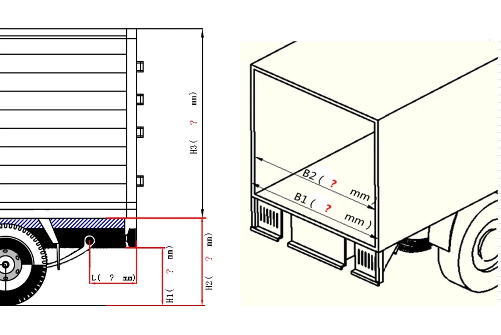 Cantilever Type Hydraulic Tail Lift - 500KG to 2000KG