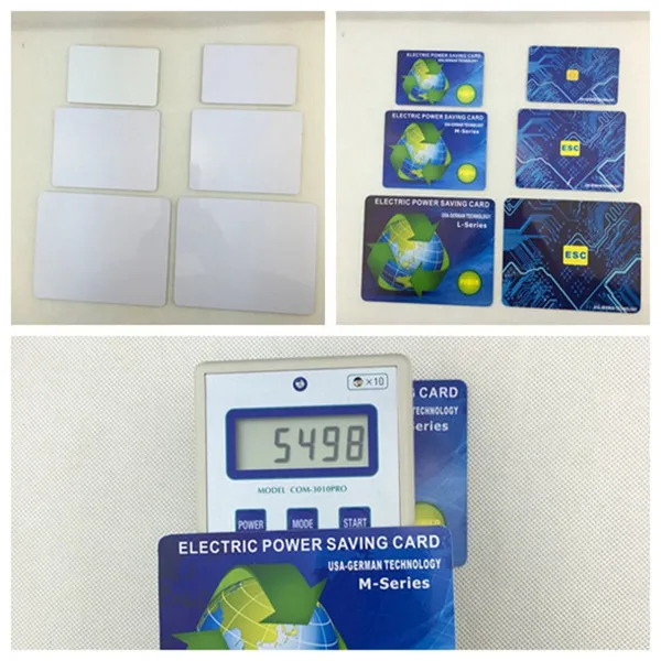 Custom Over 20000 Negative Ions Energy Saver Card Electric Power Saving ...