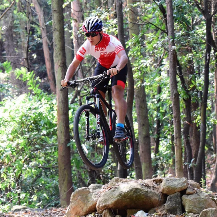 UDING Remote Lock Tapered Straight Tube Air Gas Fork for MTB